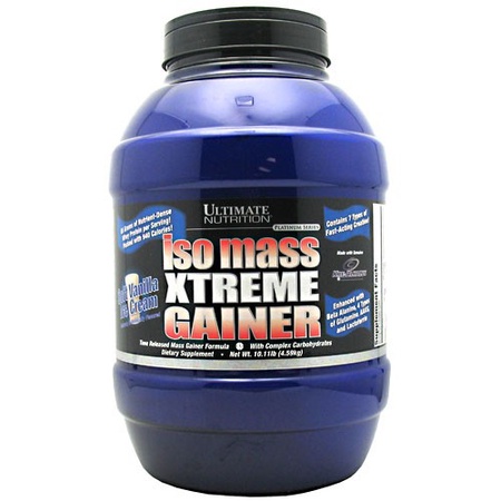 Ultimate Nutrition Iso Mass Xtreme Gainer Vanilla - 10.11 Lb